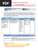 Sesión de Aprendizaje Cuidado de Los Animales | PDF | Aprendizaje | Mascota