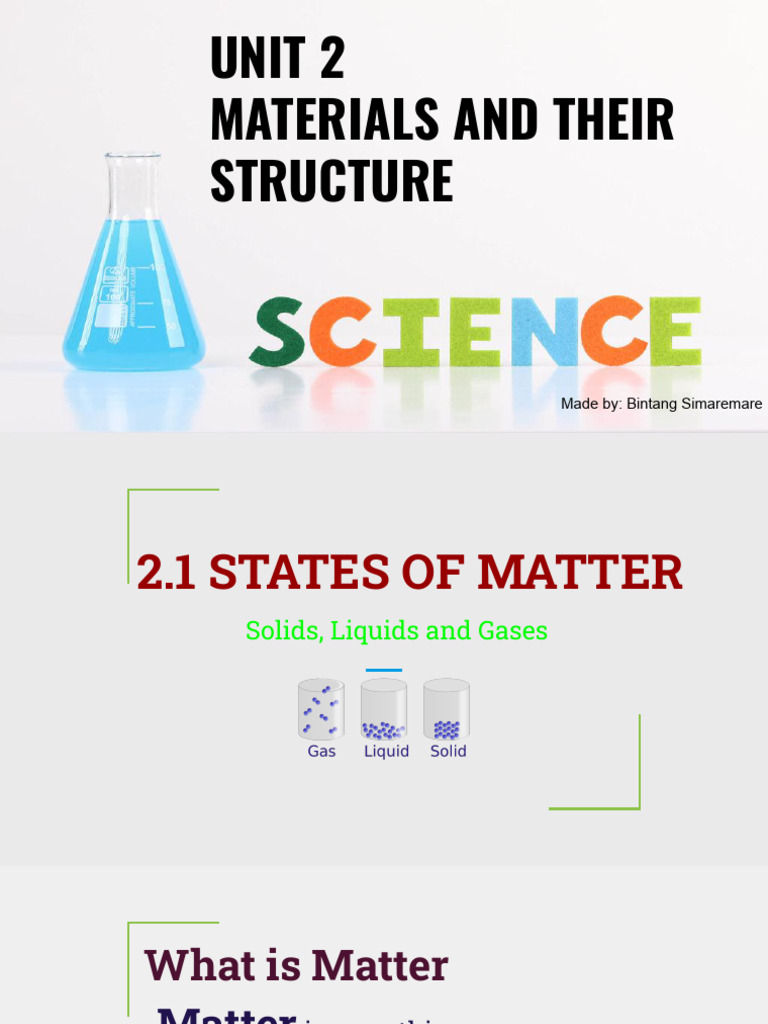 Understanding States of Matter and Changes | PDF | Chemical Substances ...