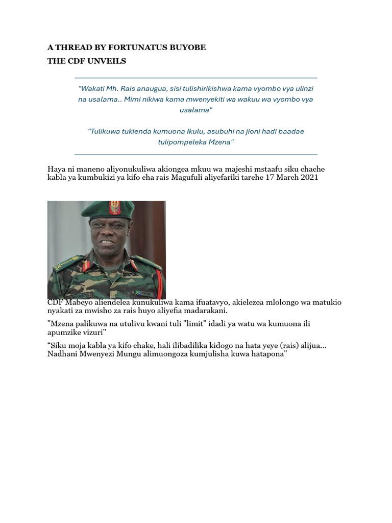The CDF Unveils | PDF