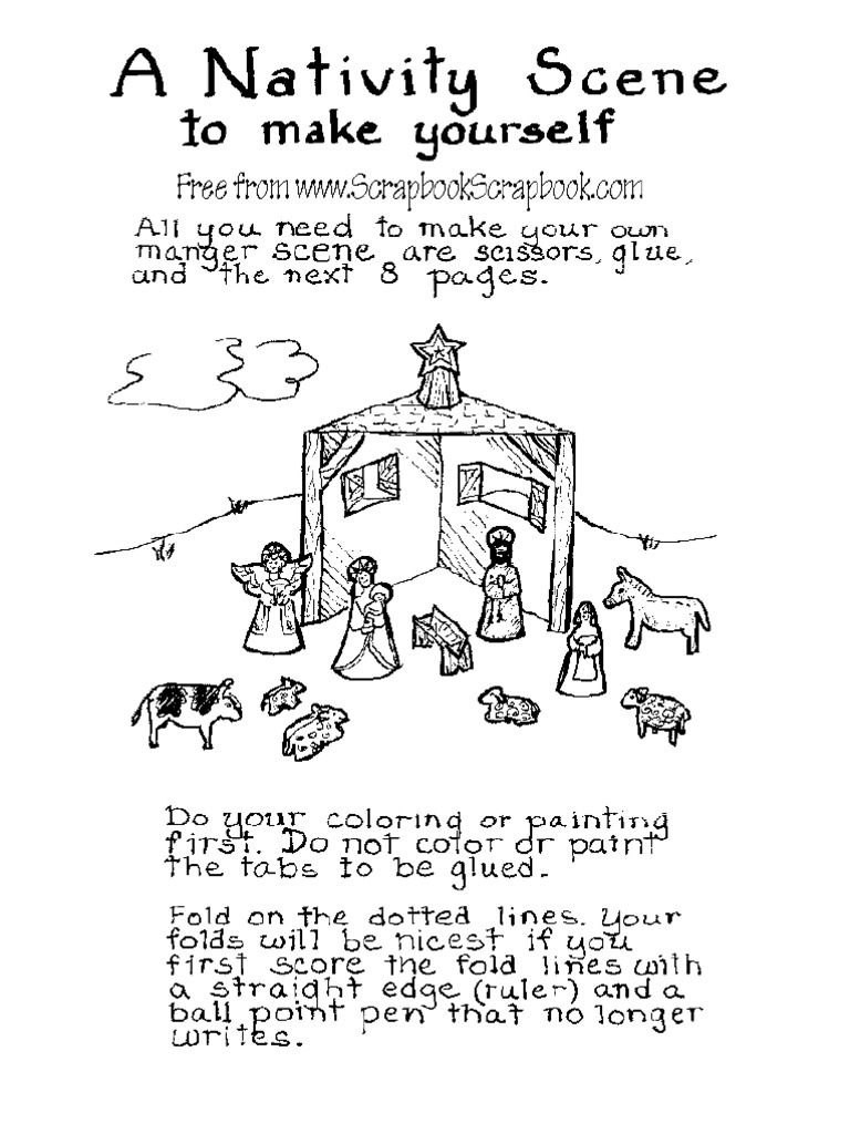 Free Printable Nativity | PDF