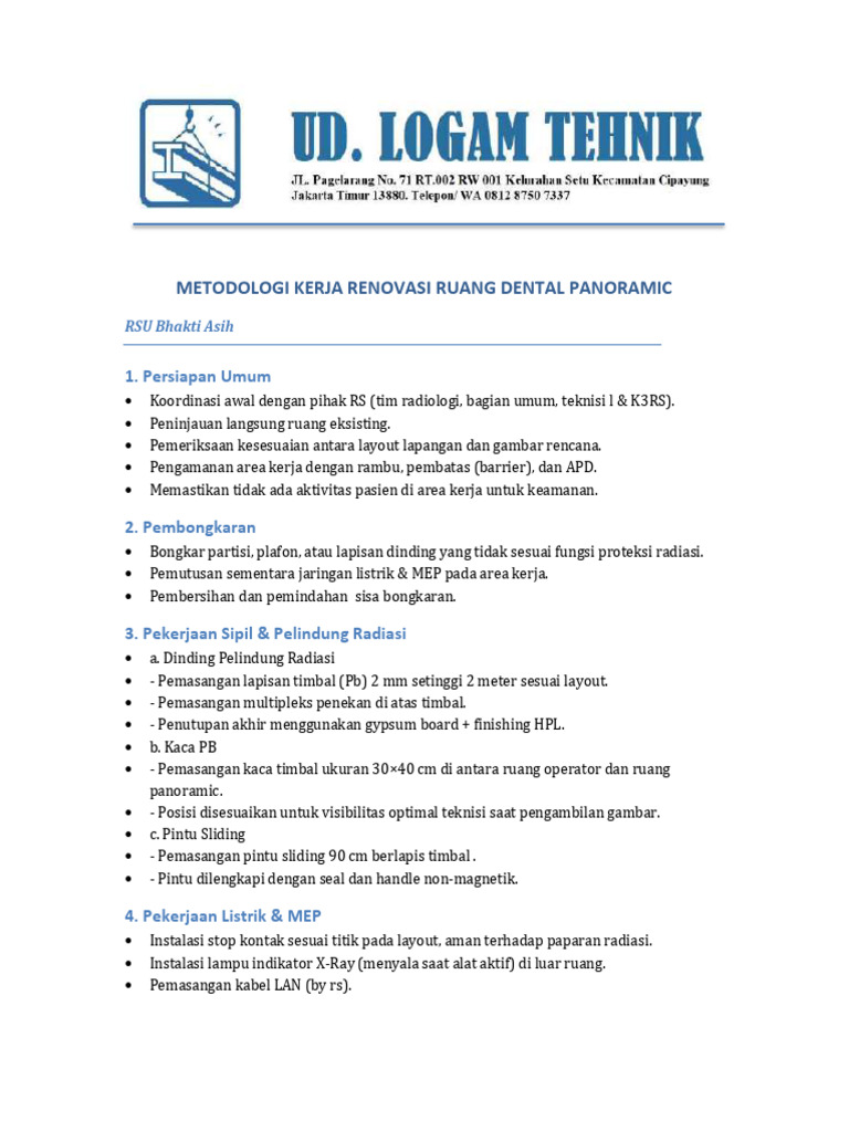 METODOLOGI KERJA | PDF