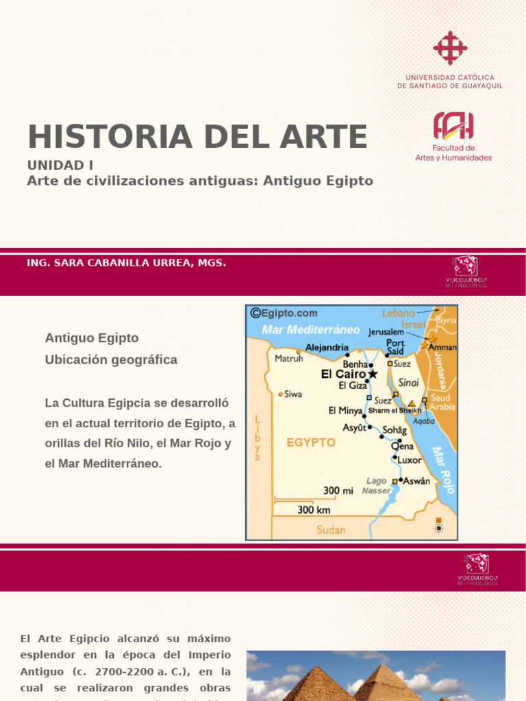 U1 Arte Antiguo Egipto A2025 | PDF | Antiguo Egipto | Pirámides egipcias