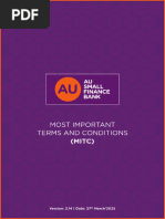 AU CA Credit Card ICAI Fee Discount | PDF | Credit Card | Arbitration