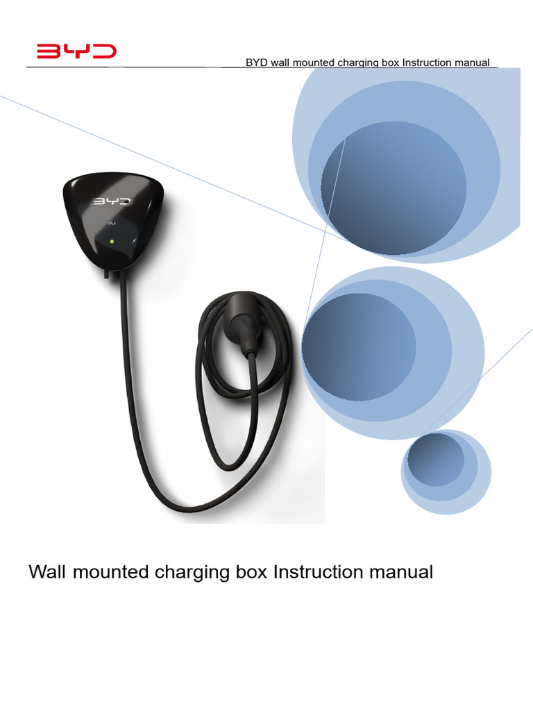 BYD EU Standards Charging Box Owner Manual | PDF | Electrical Wiring ...
