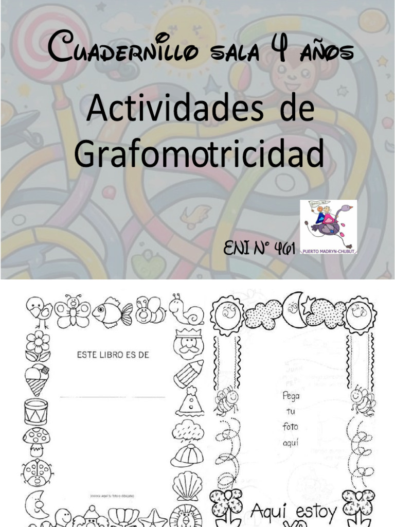 Final Cuadernillo Sala de 4 Años ENI 461. Año 2024 | PDF