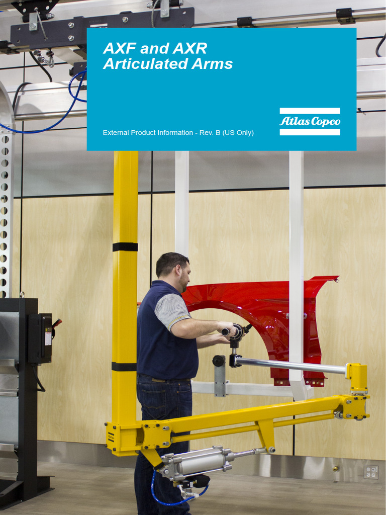 Atlas Copco AXF & AXR Articulated Arms | PDF | Brake | Switch