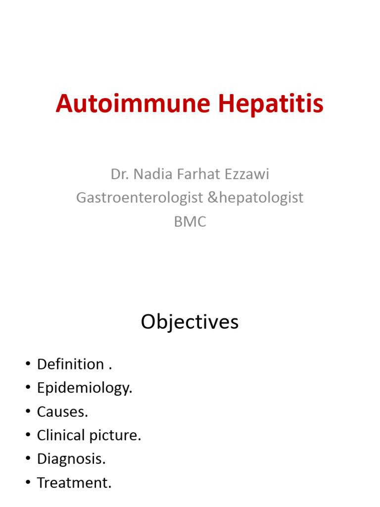 Autoimmune Hepatitis Gastrointestinal Presentation | PDF | Hepatitis ...