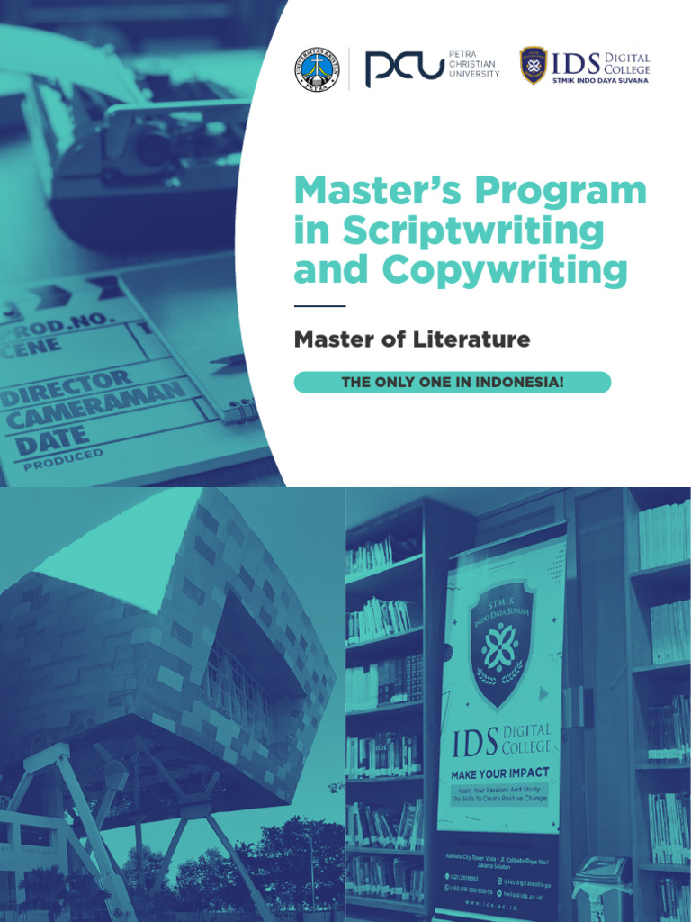 Digital Brochure IDS DC & Petra - Master's Program in Scriptwriting and Copywriting | PDF ...