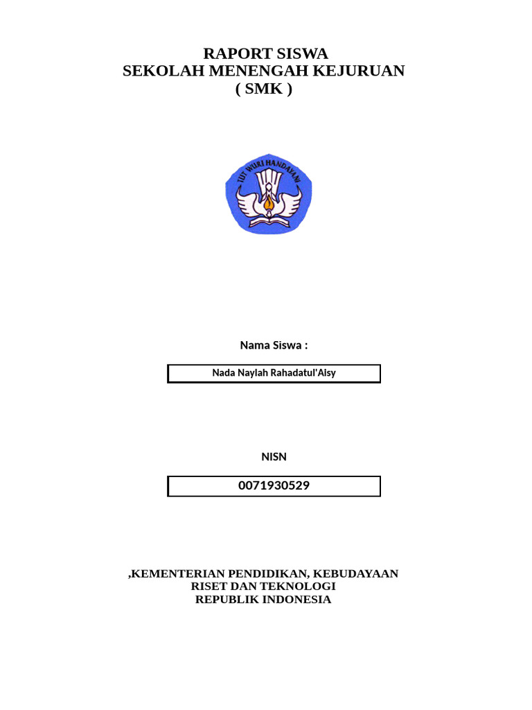 Rapot Semester 6 Mei 2025 | PDF