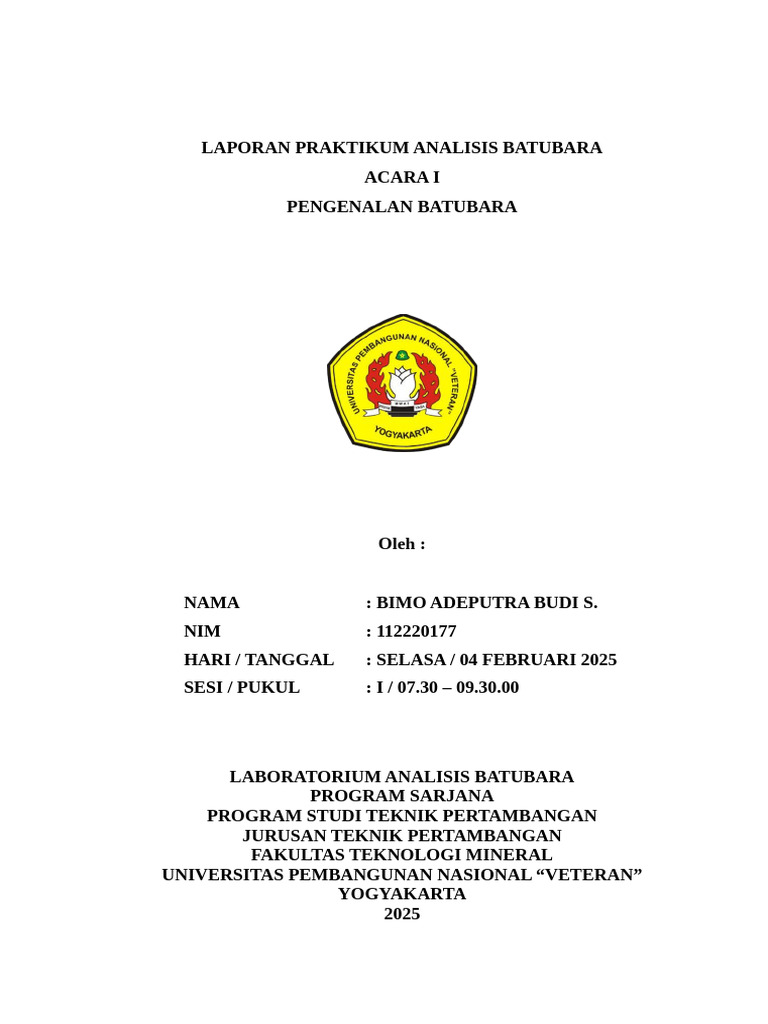 Format Laporan | PDF