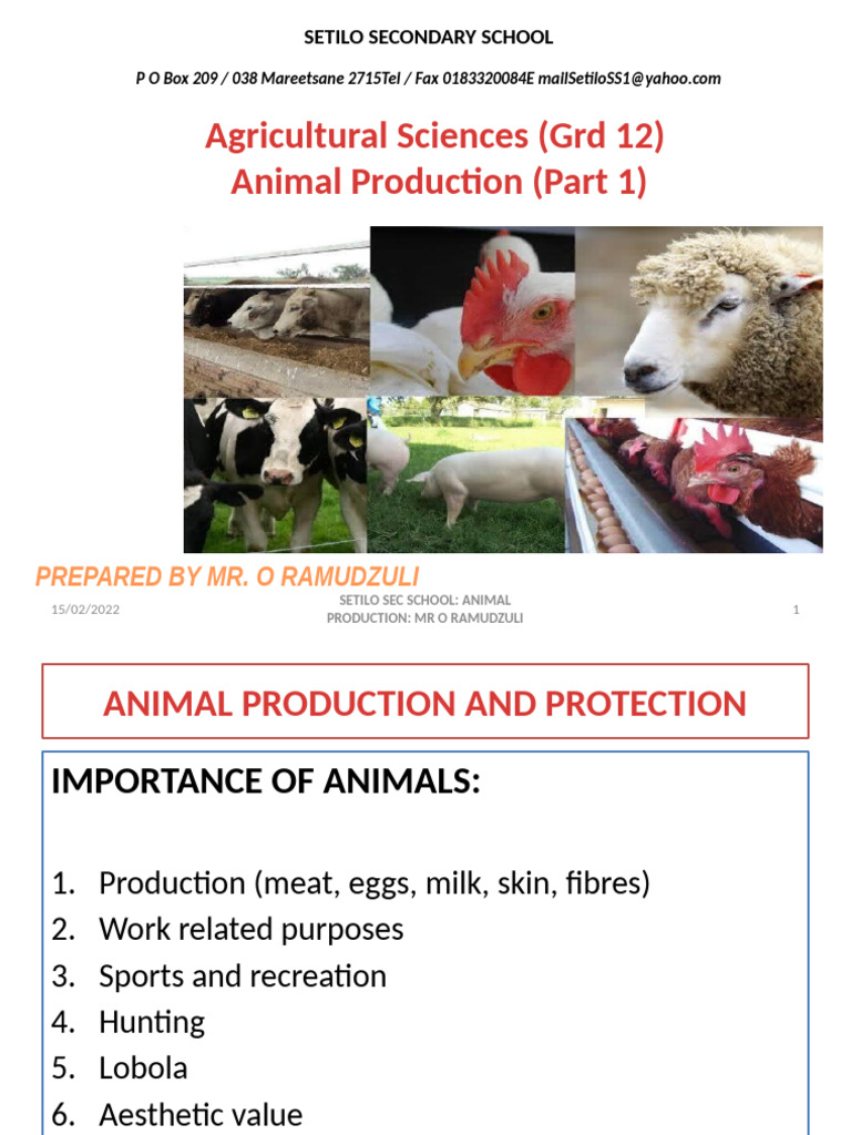 Agriculturelal Science 2022 Notes P1 | PDF | Agriculture | Intensive ...