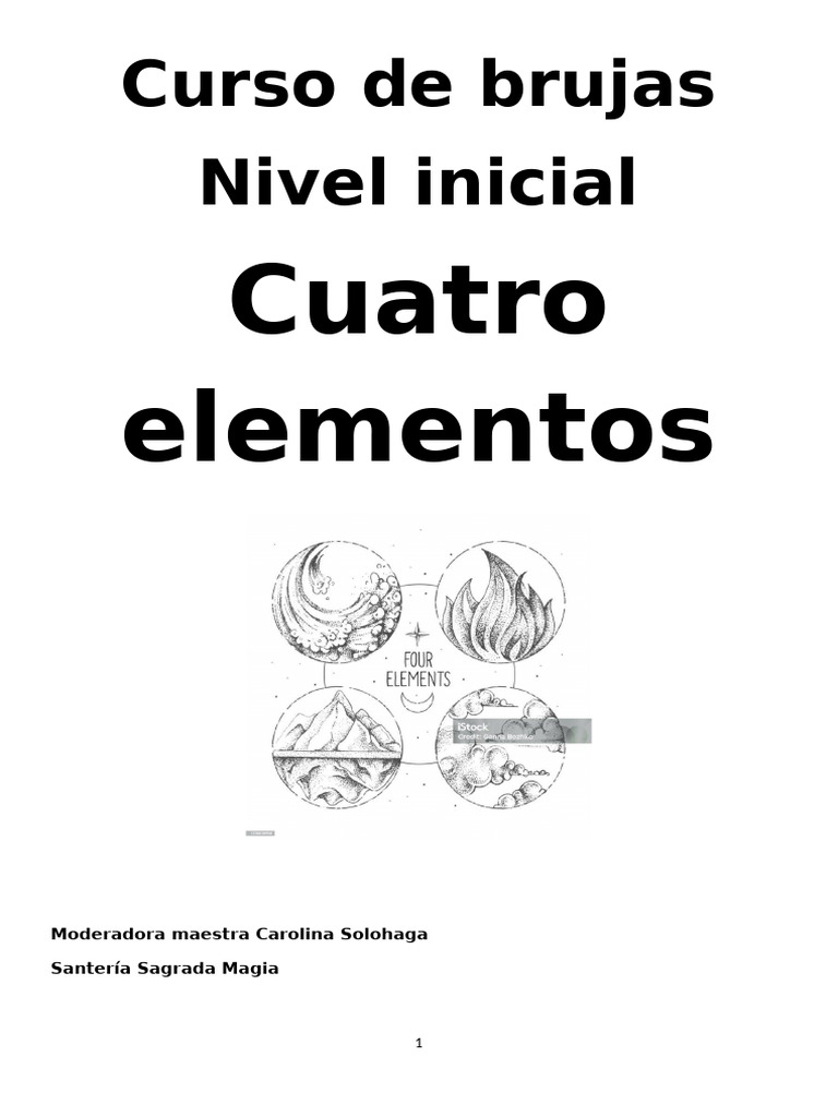 Curso de Brujas Elemento Agua | PDF | Agua | Rituales