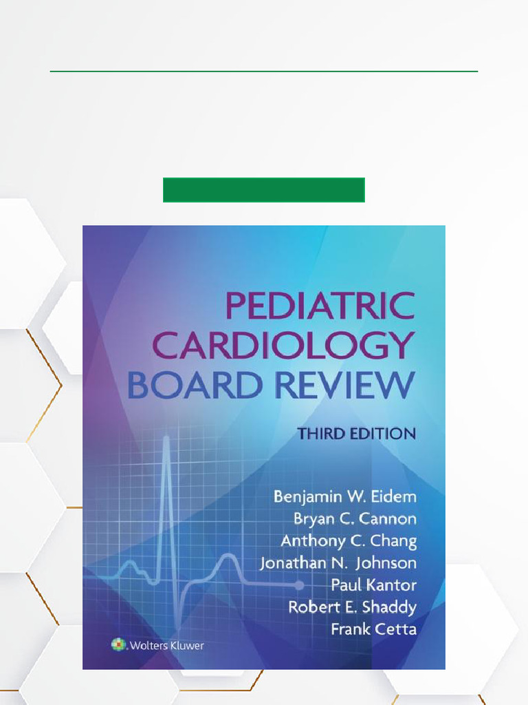 Pediatric Cardiology Board Review 3rd Ed. | PDF | Cardiology | Doctor ...