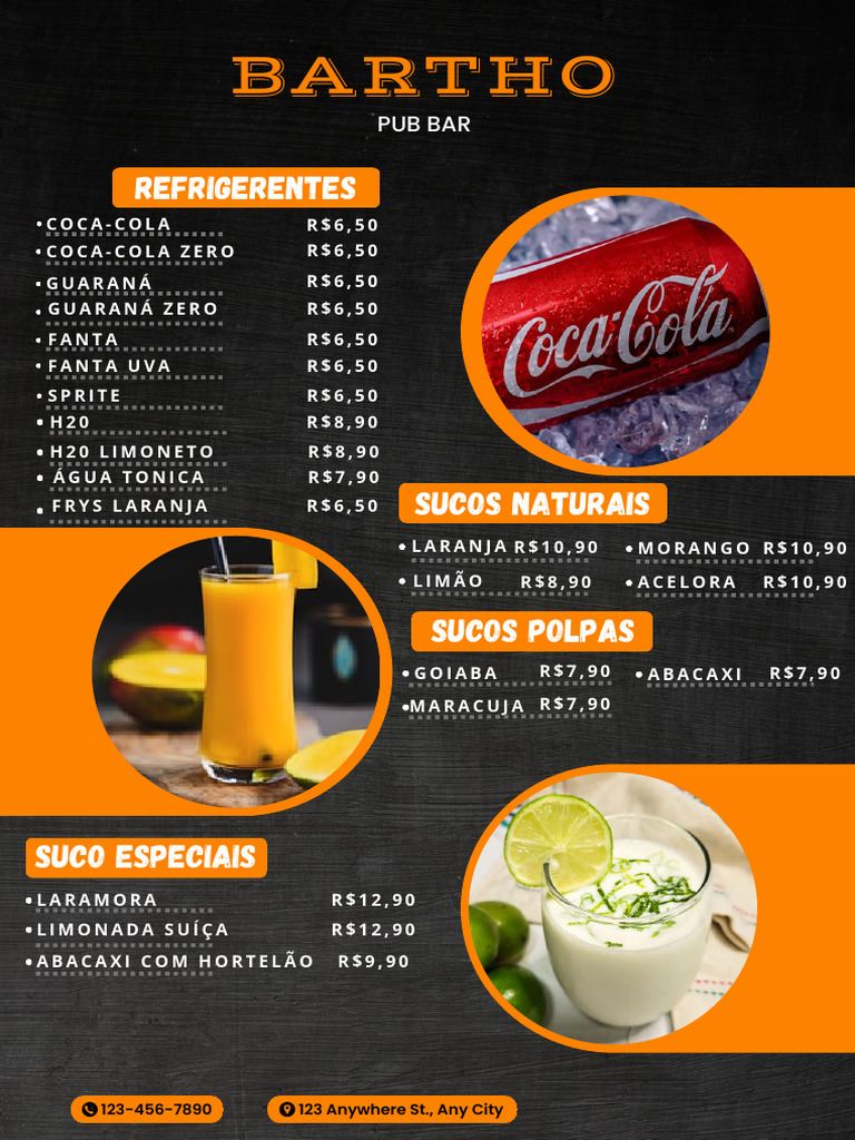 Cinza Escuro Clássico Pizza Cardápio | PDF | Ingredientes de alimentos ...