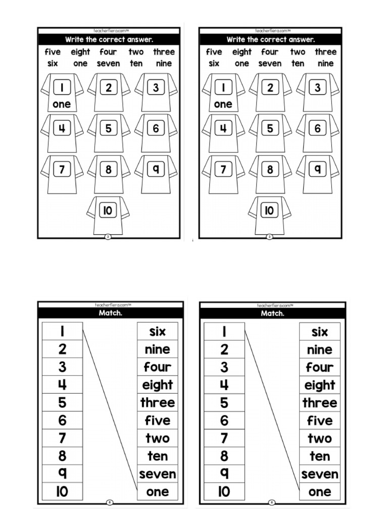 Year 1 Numbers | PDF