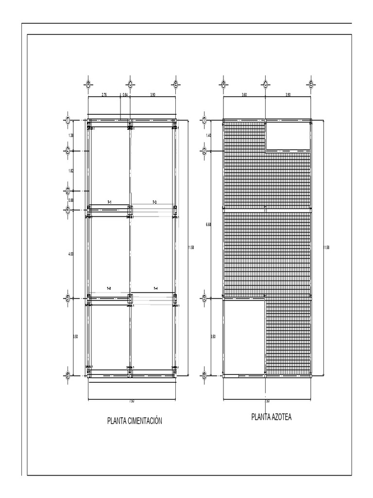 Plano estructural-1 | PDF