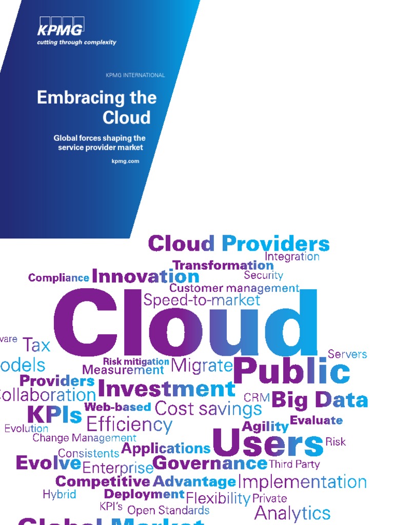 Embracing Cloud KPMG | PDF | Software As A Service | Cloud Computing