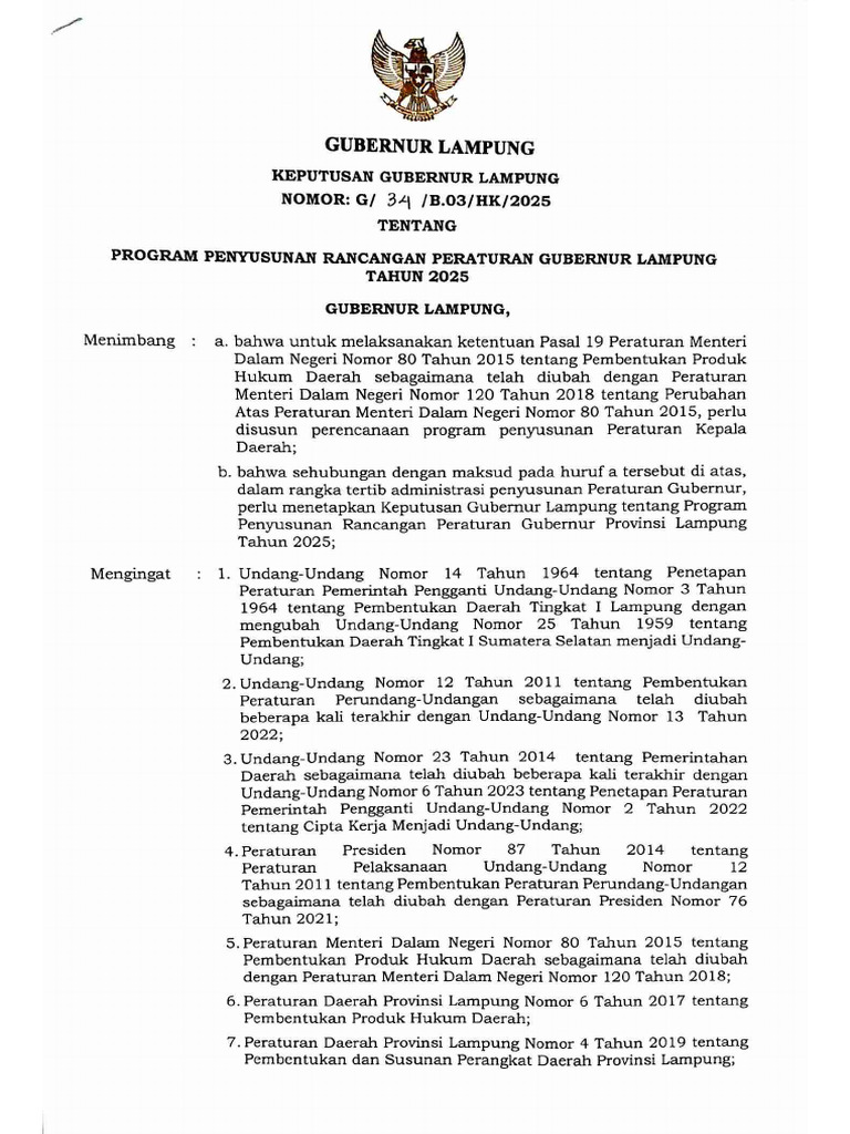 SK TTG Propemperkada Tahun 2025 | PDF