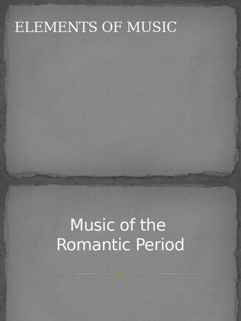 Music-of-the-Romantic-Period | PDF | Romantic Music | Tempo