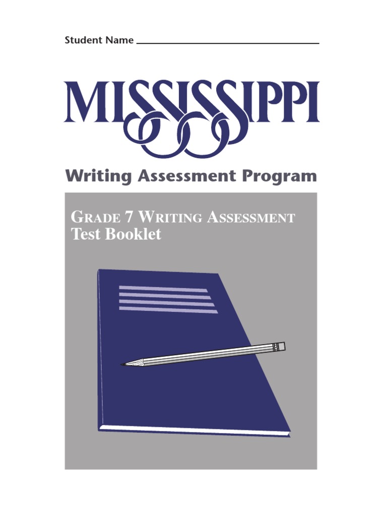 Writing Assessment Program: G 7 W A Test Booklet | PDF | Educational ...