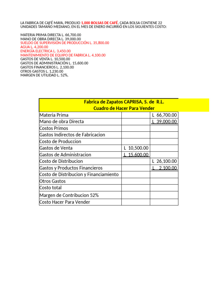 Análisis de Costos y Utilidad en CAPRISA | PDF | Economias | Comercio