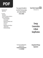 Energy Conservation Principles Handout | PDF