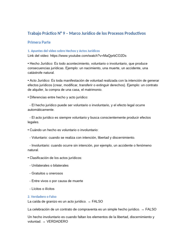 TP9 Completo Marco Juridico | PDF | Justicia | Crimen y violencia