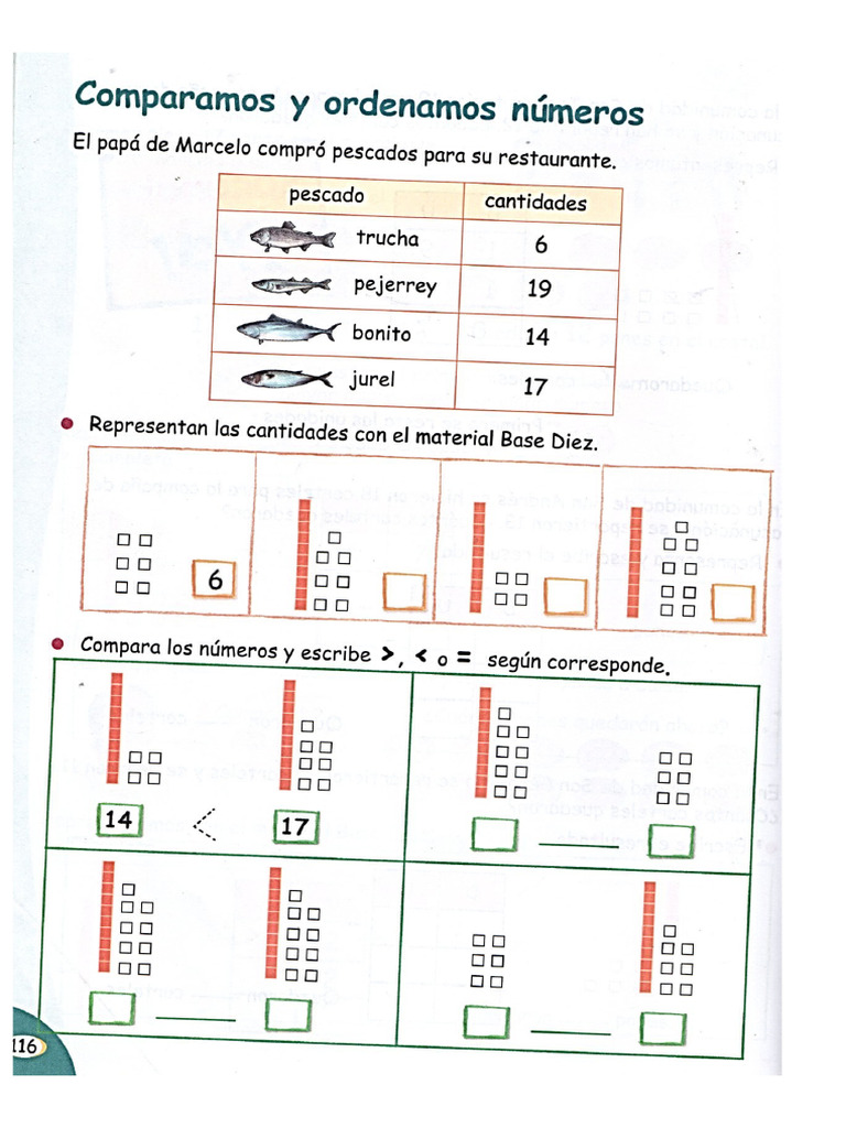 Comparacion de Numeros | PDF