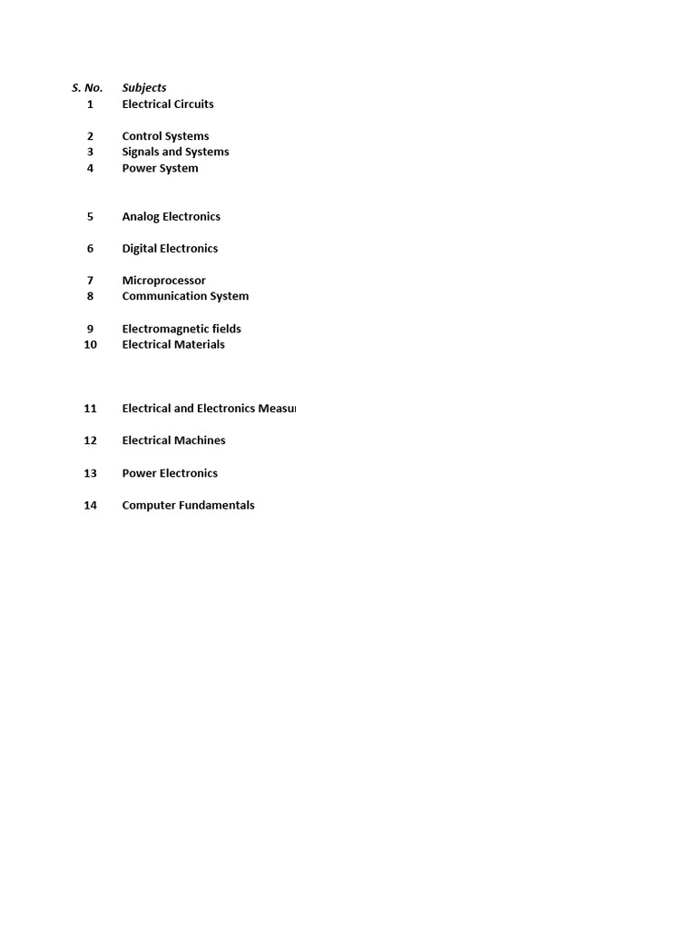Ese Syllabus Books For The Student | PDF