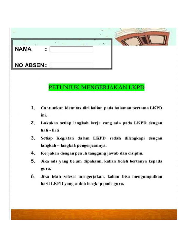 LAMPIRAN 2 LKPD AKIDAH AKHLAK | PDF