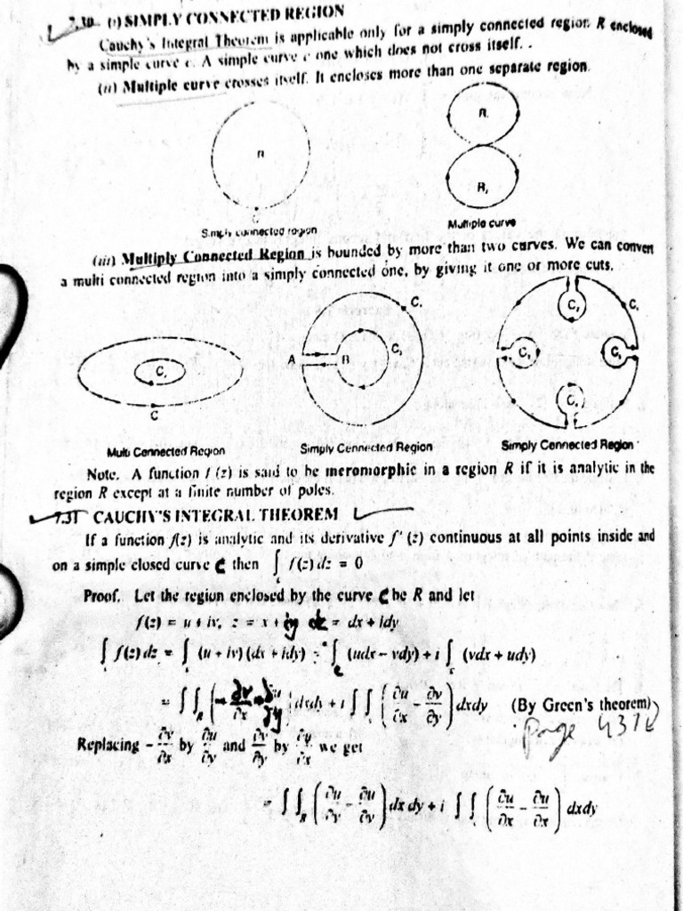 Cauchy Integral Theorem MMP 12-Nov-2024 11-48-32 | PDF