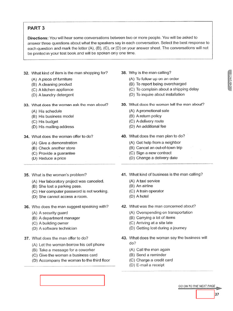 Part 3 - Test 3 | PDF