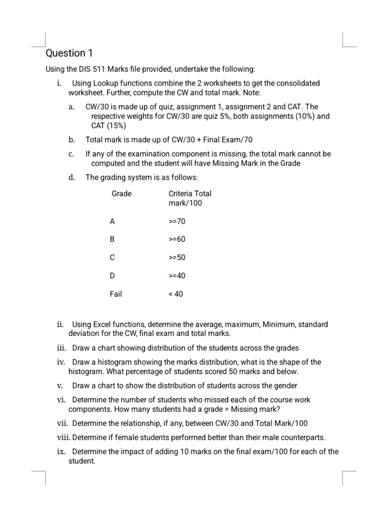 DIS 3102 Group Assignment 2025 | PDF | Applied Mathematics