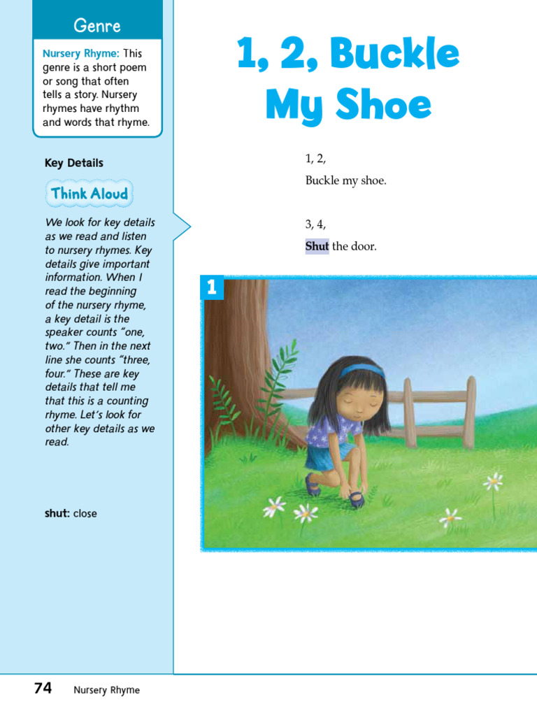 1,2 Buckle my shoe | PDF