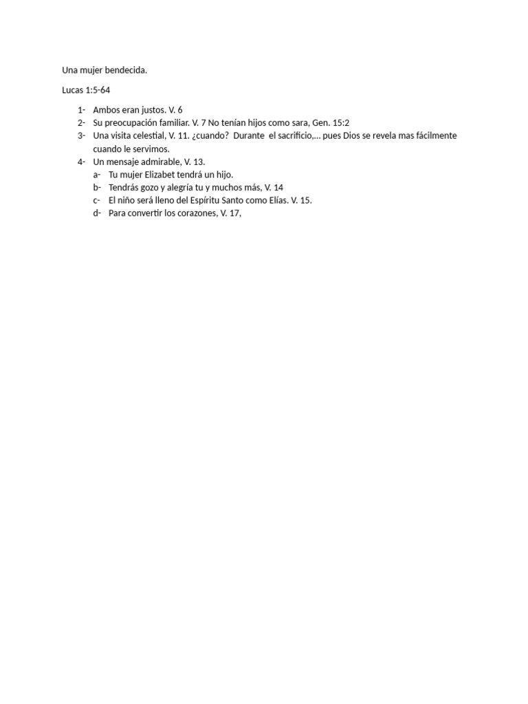 Una Mujer Bendecida | PDF