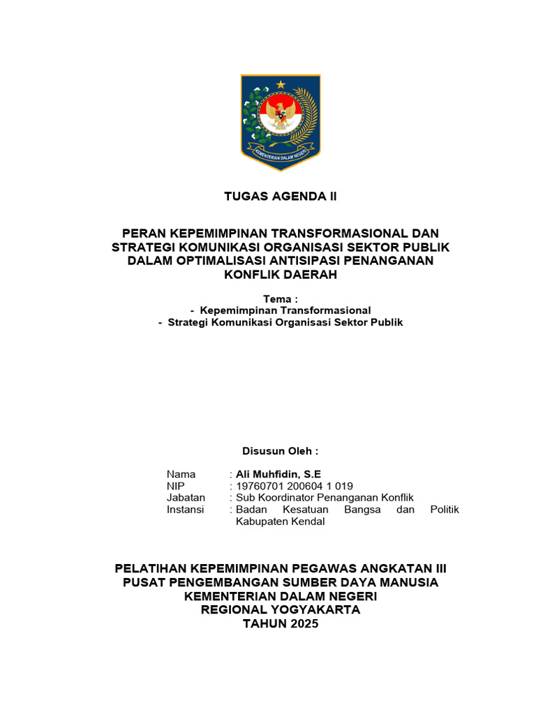 Tugas Individu Agenda II | PDF