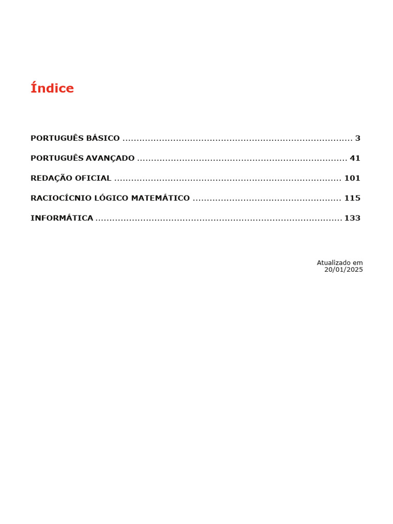 Matérias Básicas para Concursos | PDF | Estresse (Linguística) | Sílaba