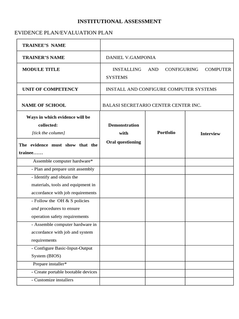 Institutional Assessment Final | PDF | Active Directory | Computer Network
