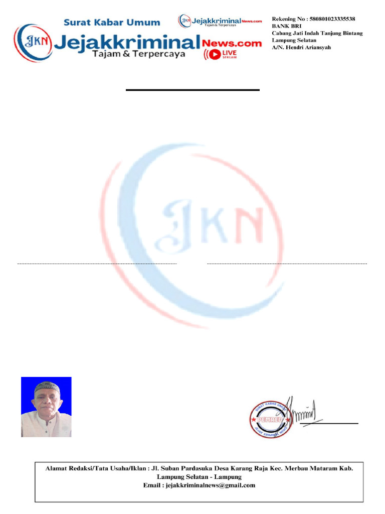 Surat Kerja JKN | PDF