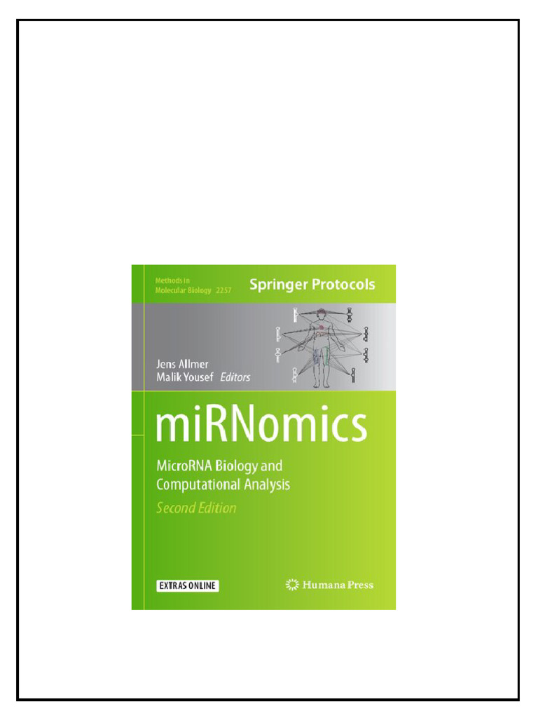 Mirnomics Microrna Biology and Computational Analysis 2nd Edition 2nd ...