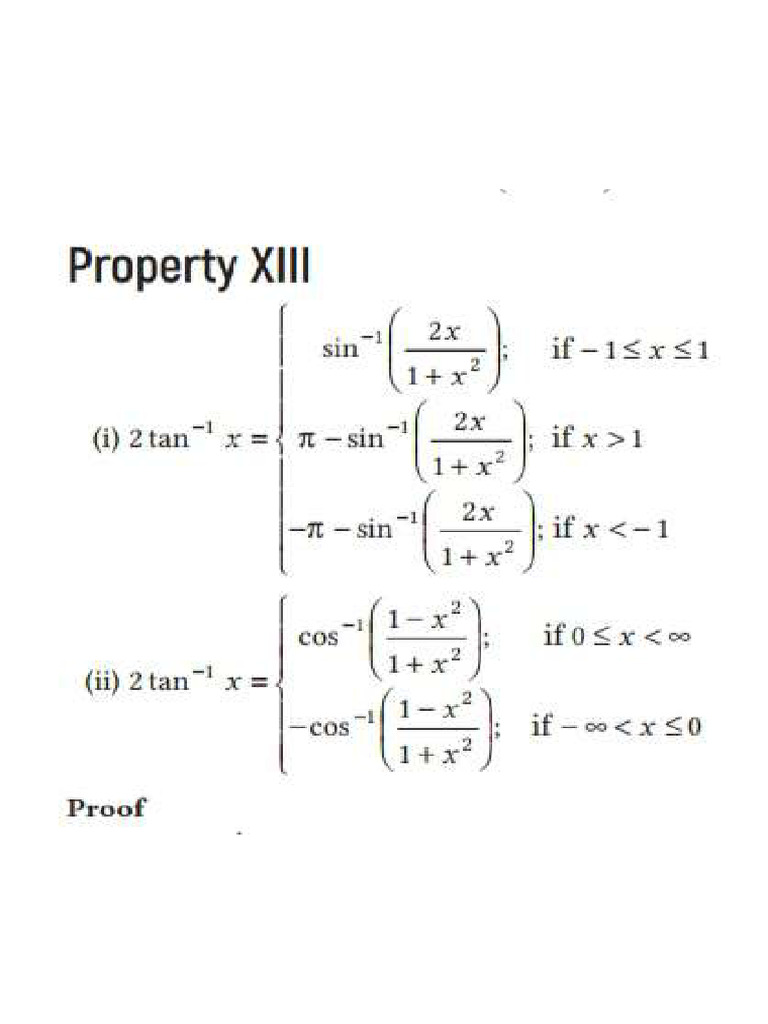 ITF Formulas Needed For Jee Advanced | PDF