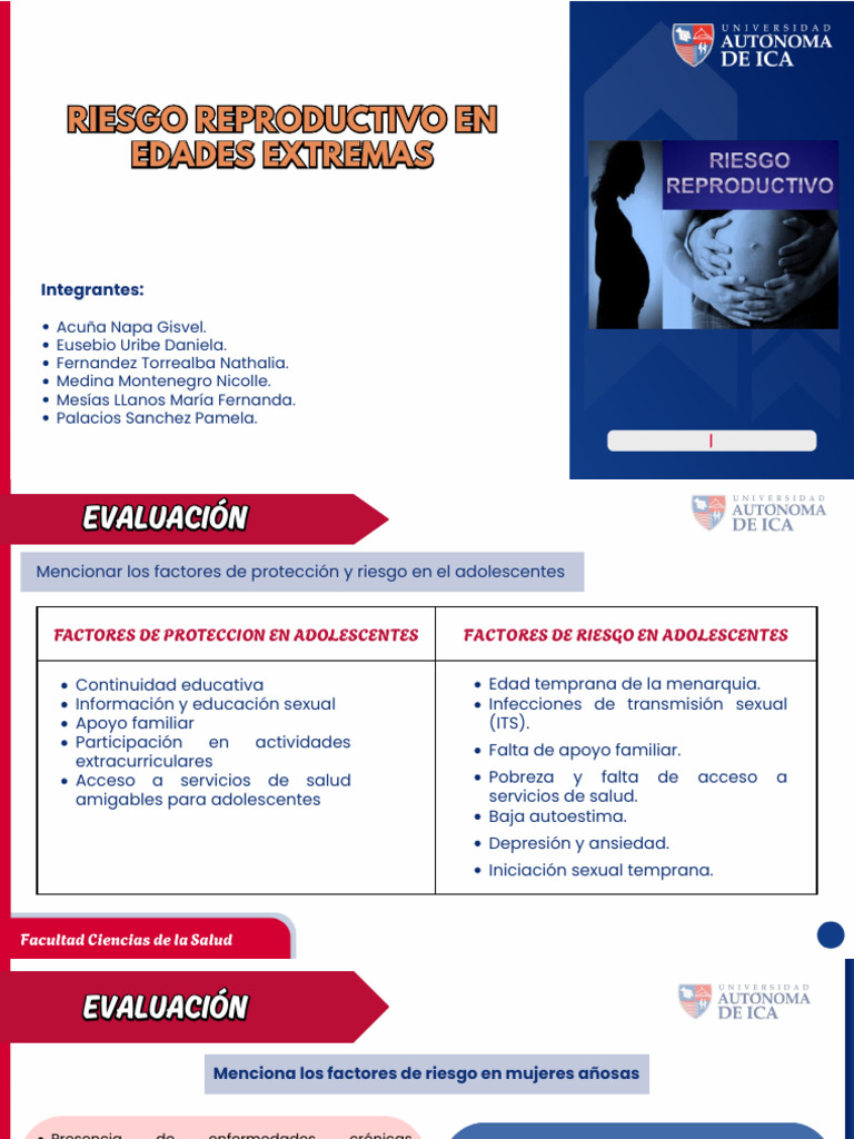 Riesgo reproductivo en edades extremas | PDF | El embarazo | Parto ...