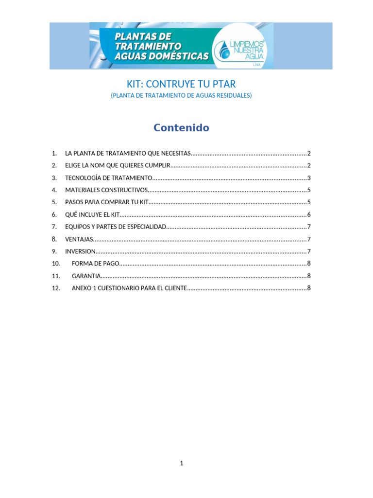 Construye Tu Ptar General v1 YanMQk1ga8UkO6O3 | PDF | Agua | Tratamiento de aguas residuales