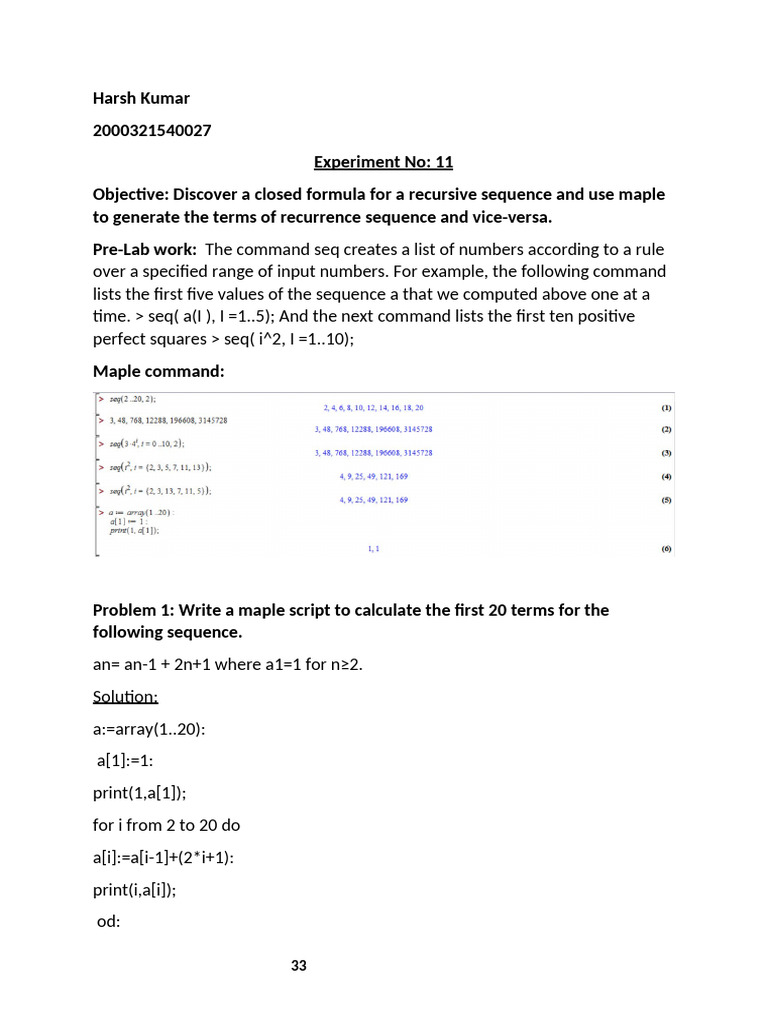 Experiment 11 DSTL (Done) | PDF