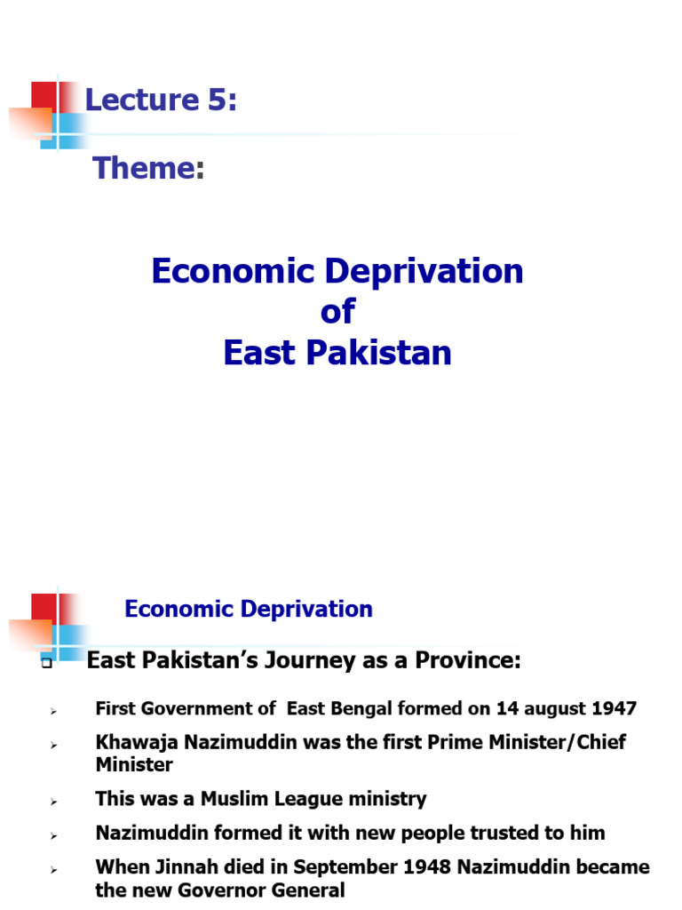 EWU. GEN 226. Lecture 5. Economic Deprivation. Summer 2018 | PDF | Pakistan