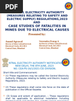 Cea Safety Regulations 2010 | PDF | High Voltage | Electrical Wiring