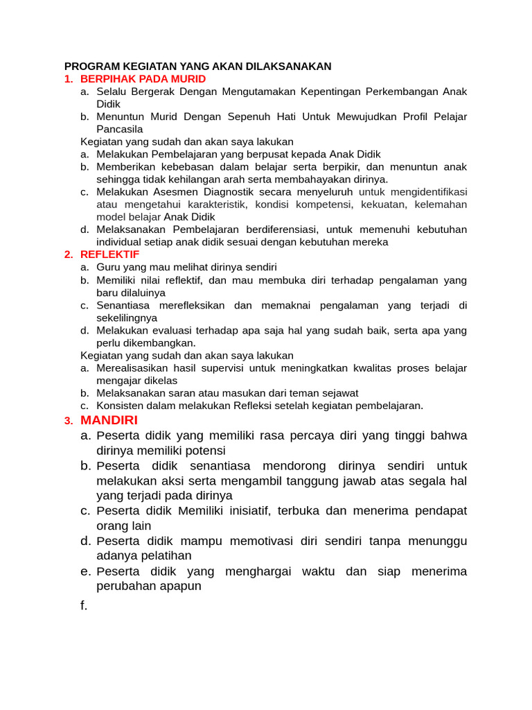 Program Pembelajaran Berbasis Murid | PDF