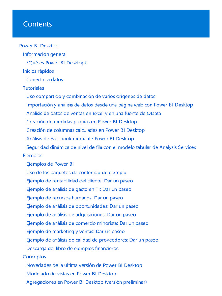 Manual Oficial Power BI | PDF | Costo de la vida | Microsoft Azure