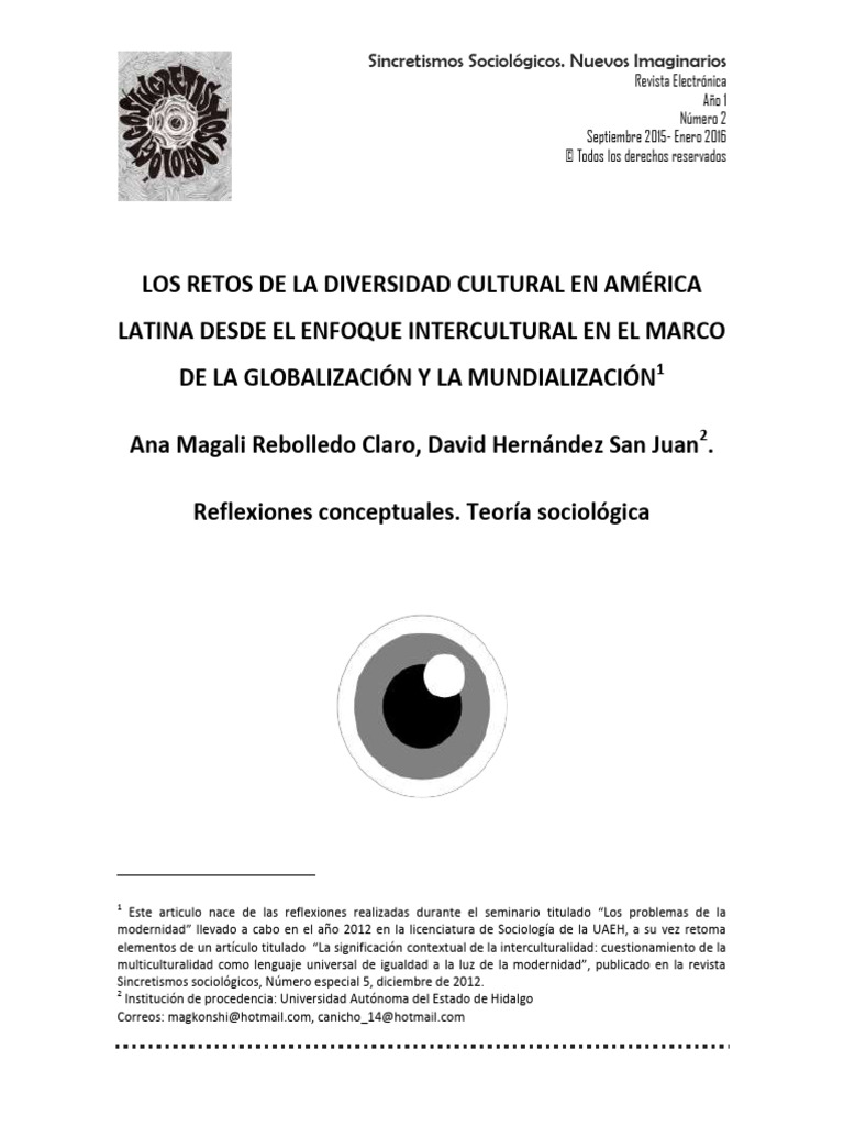 4 Los Retos de La Diversidad Cultural en America Latina - Rebolledo y ...