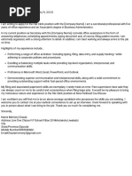 Sample NSS Letter | PDF